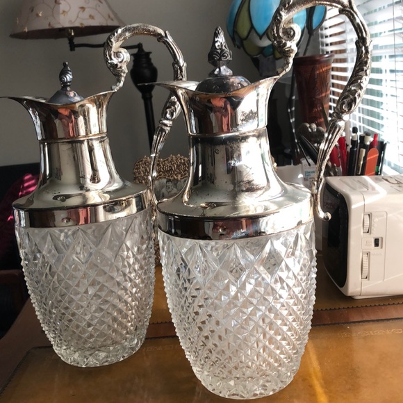 Dollcake | Dining | Vintage Estate Chrystal Cut Italian Pitcher 95 ...